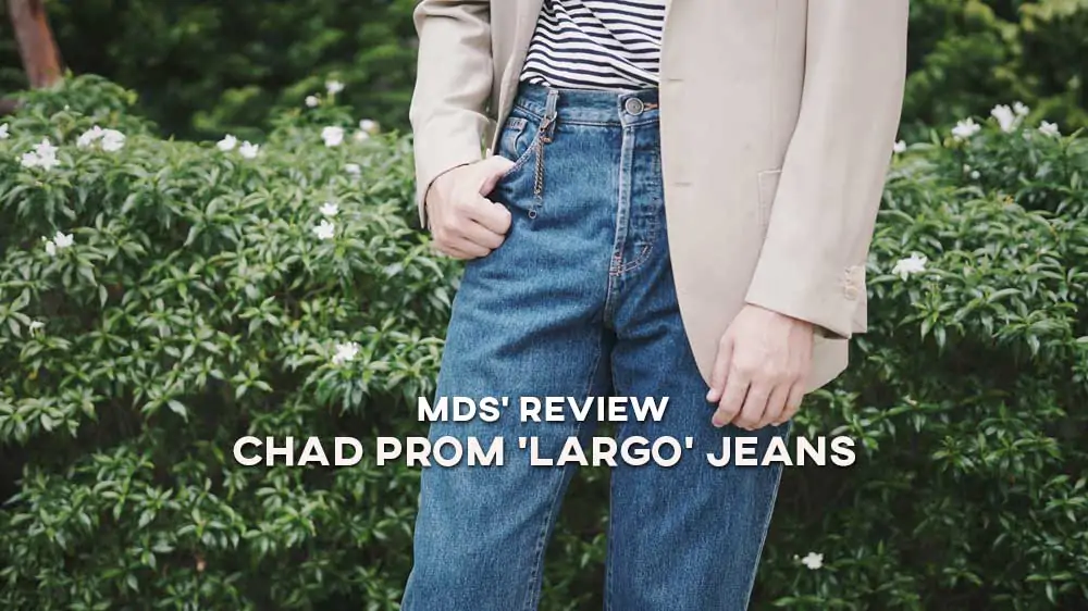 Chad Prom 'Largo' กางเกงยีนส์สไตล์ Classic Tailoring ที่ The Refinement